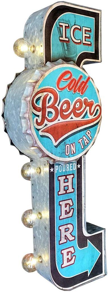 Vintage Bar Sign | Home Bar Kit