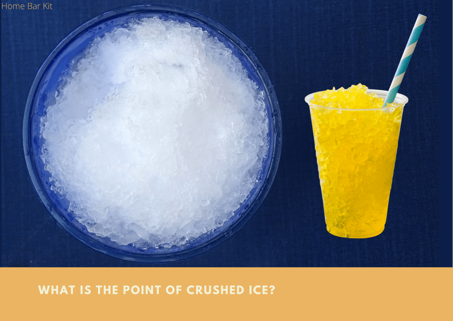 What Is The Point Of Crushed Ice? | Home Bar Kit