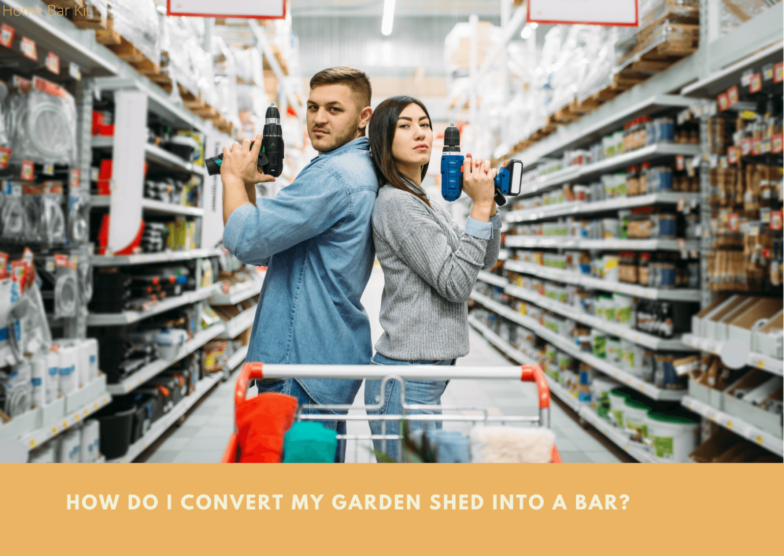 Can I Convert My Garden Shed Into A Bar | Home Bar Kit