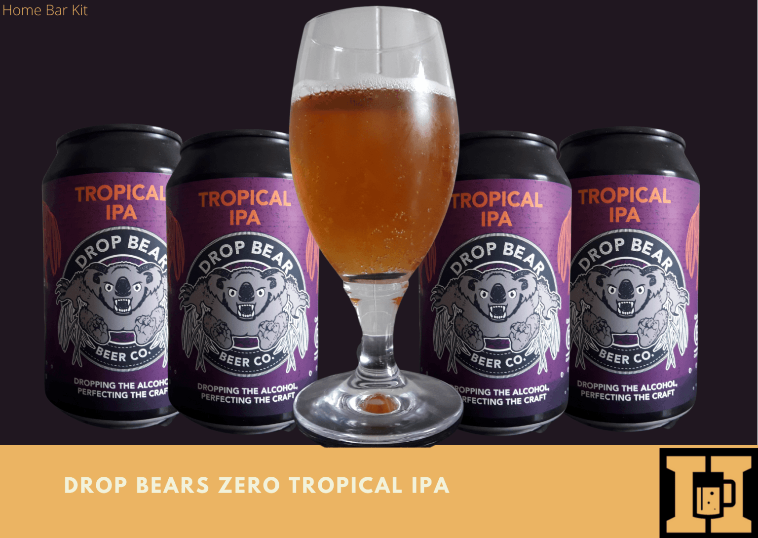 Is Drop Bears Zero Tropical IPA Any Good? | Rate My Beer-HBK