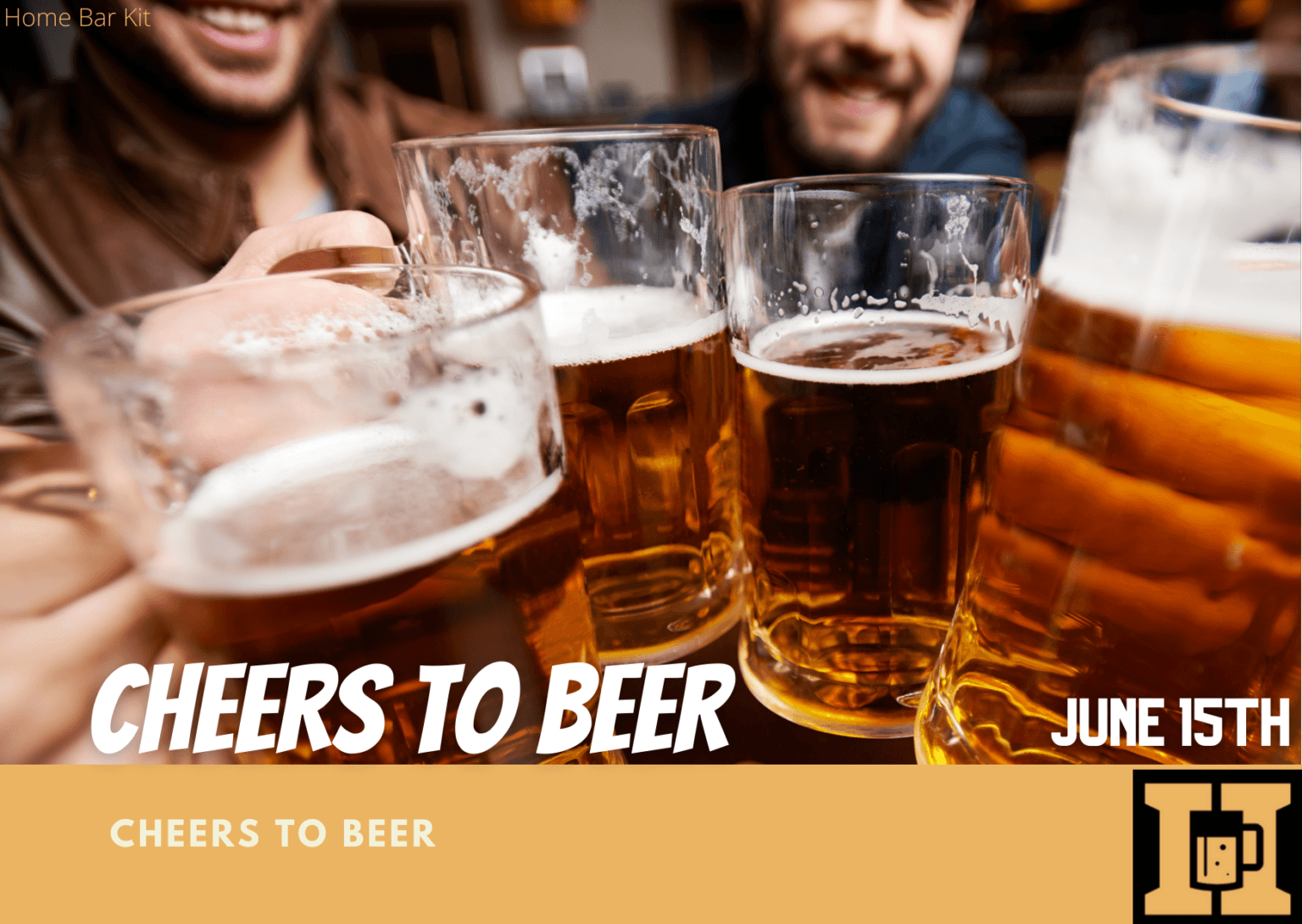 Say 'Cheers To Beer' It's Beer Day Britain | Home Bar Kit