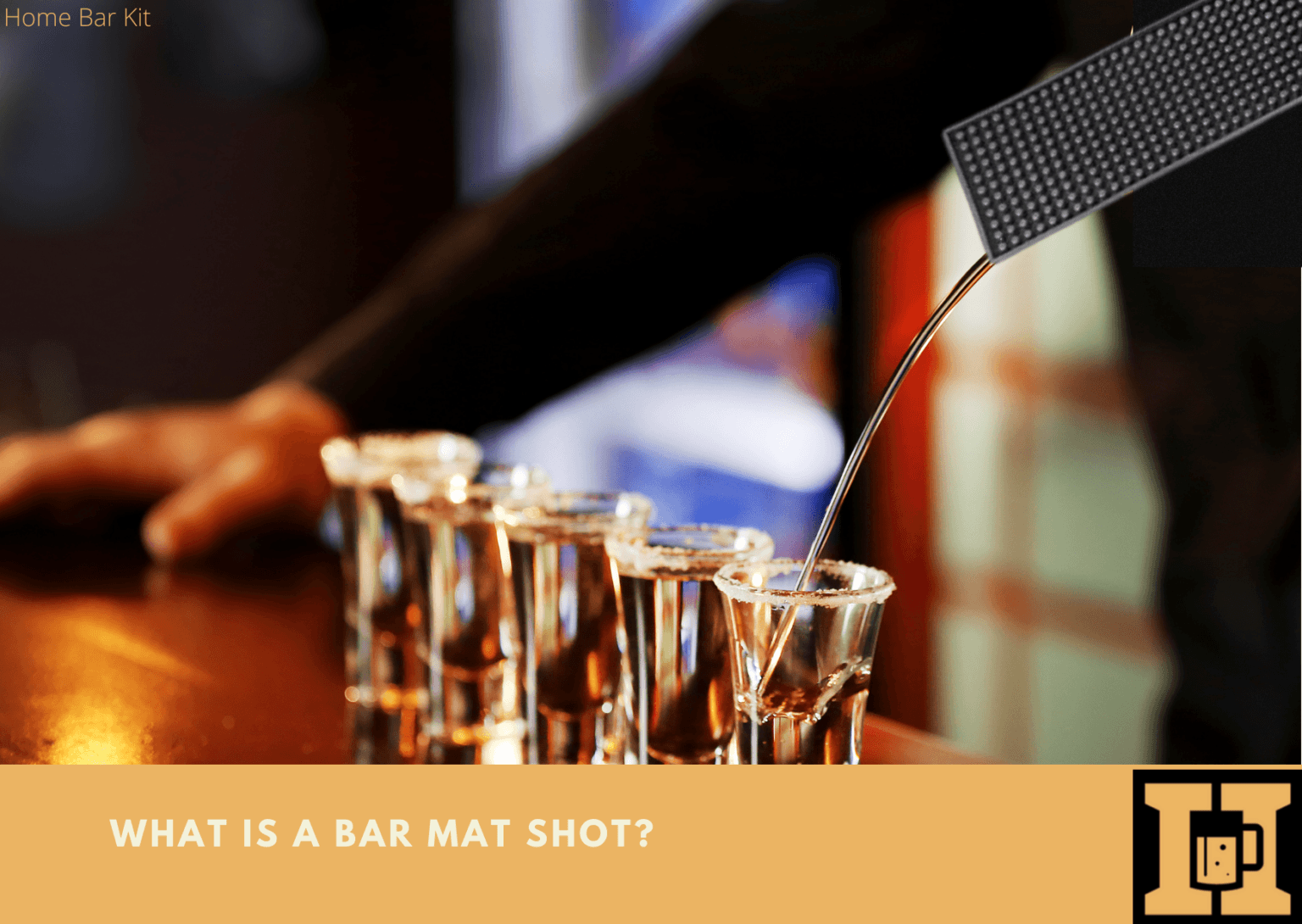 Would You Drink A Bar Mat Shot? (Don't Do It) | Home Bar Kit