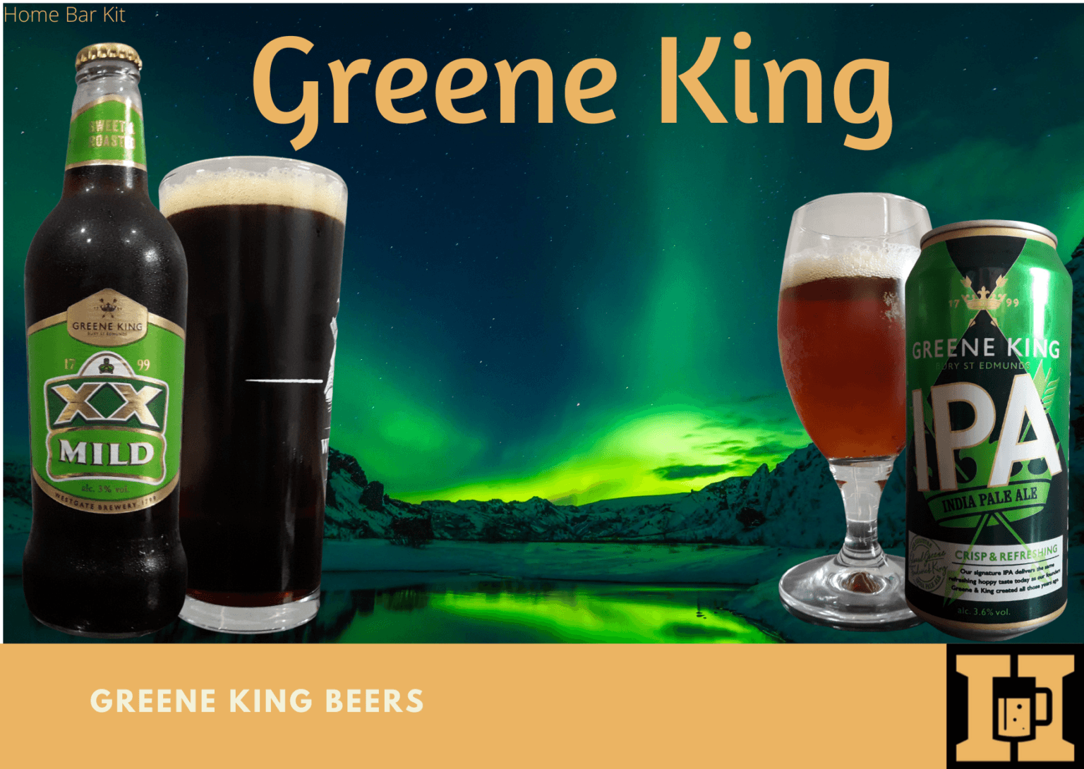 Can I Have A Pint Of Mild Please - Greene King XX Mild - Home Bar Kit