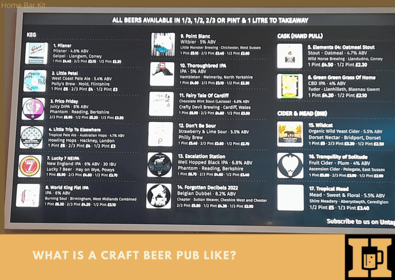 What Is A Craft Beer Pub Like? | Home Bar Kit
