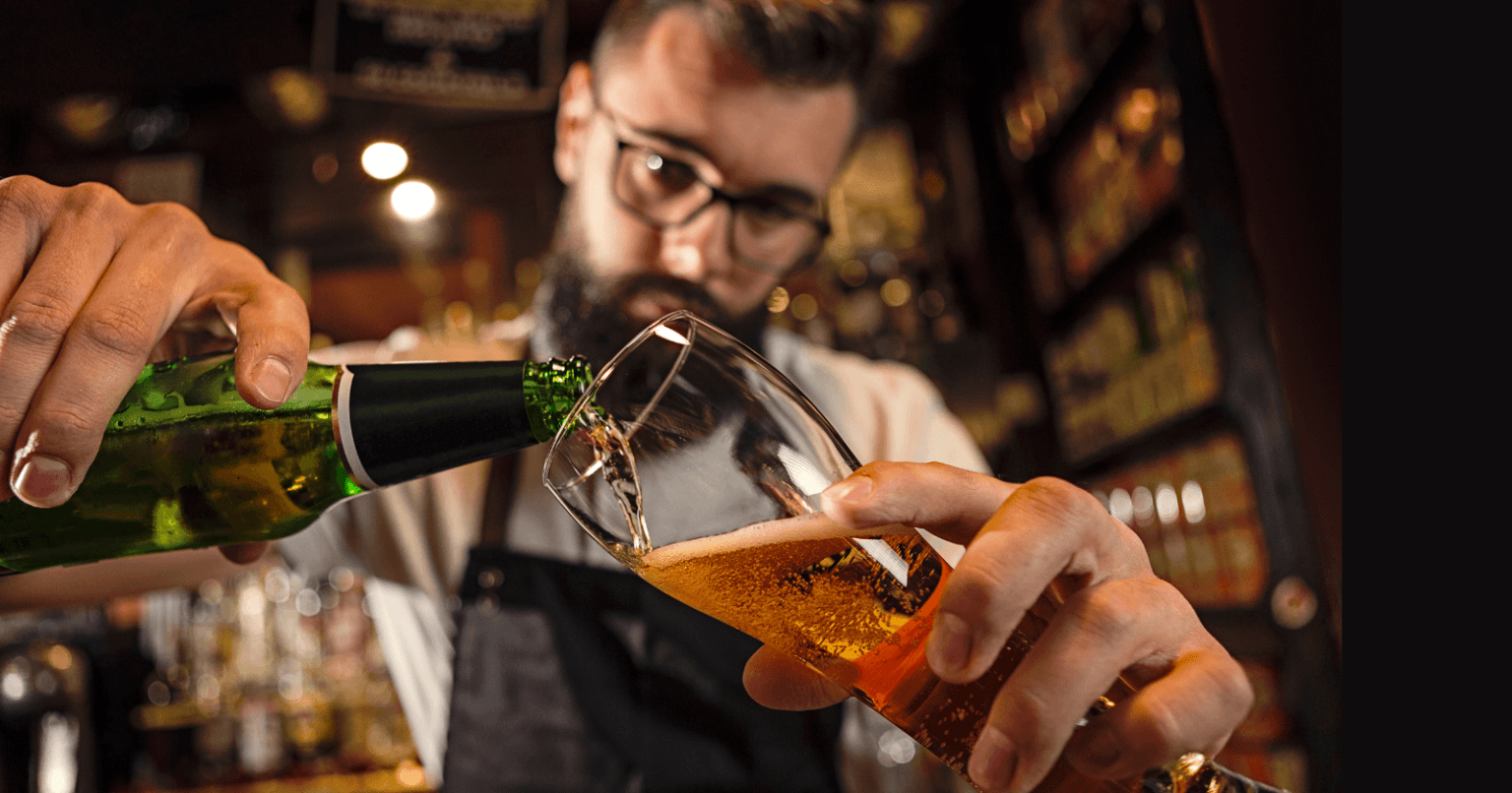 Should I Tilt The Glass When Pouring Beer? | Home Bar Kit