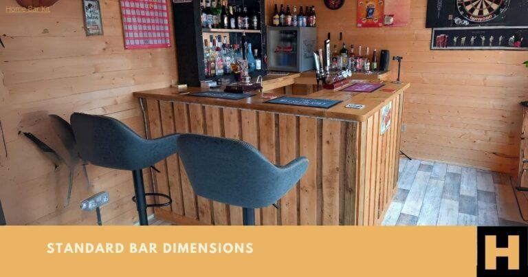 The Ultimate Guide To Home Bar Dimensions | Home Bar Kit